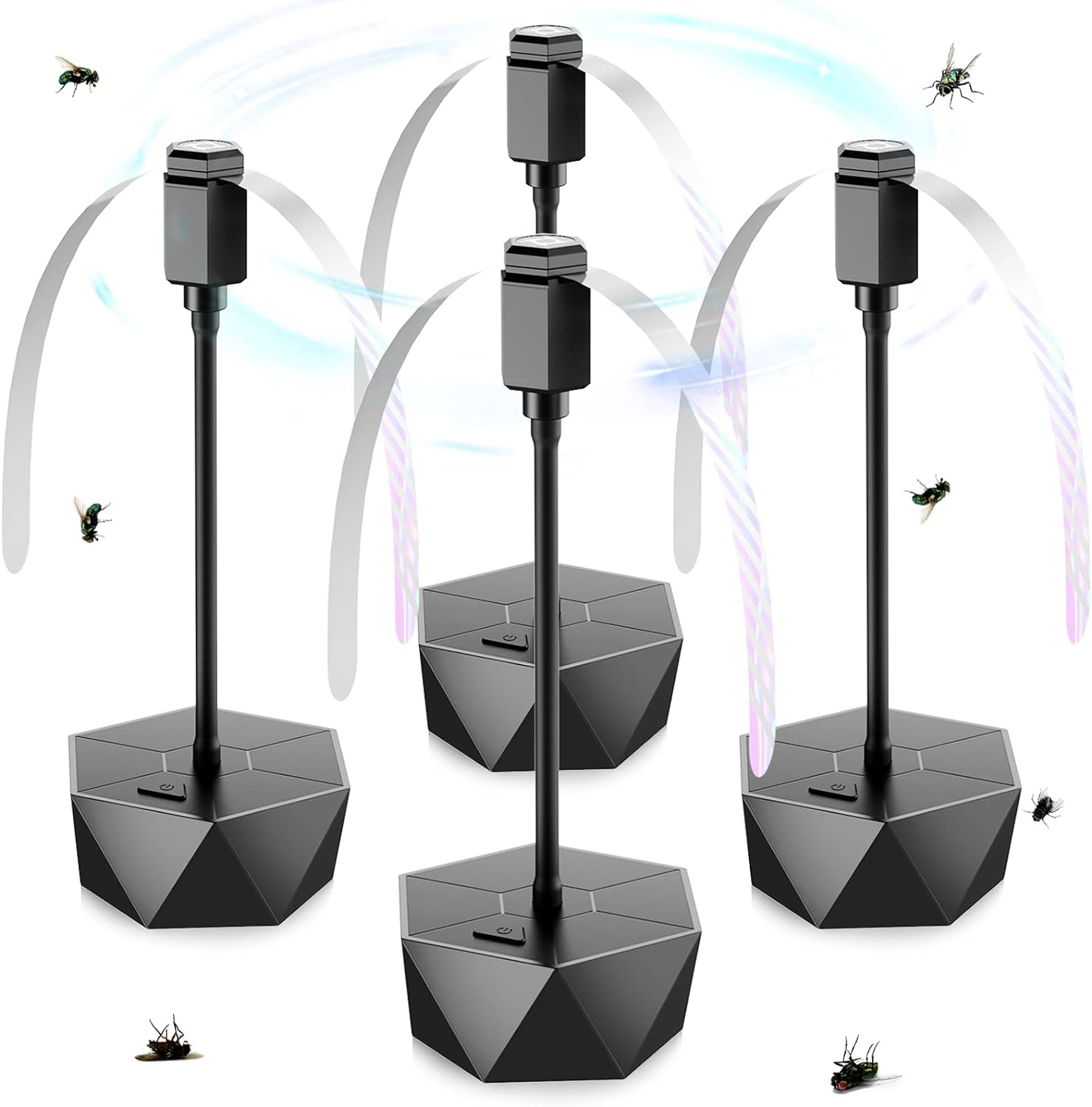 Fly Fans for Tables, Repellent Fan Outdoor Indoor Keep Flies Away ...