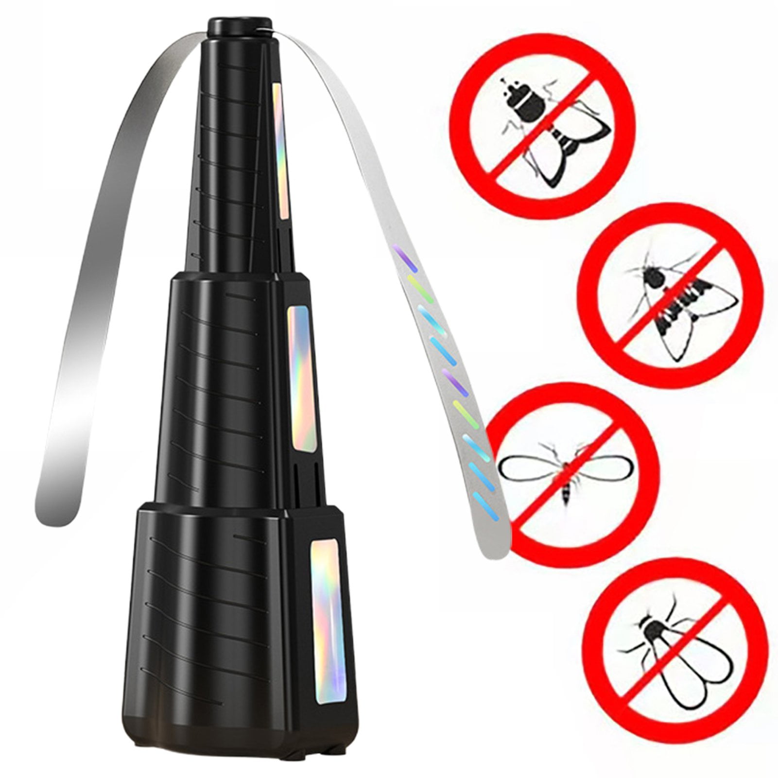 Fly Fans for Table, Rechargeable Fly Repellent Indoor Outdoor Food ...