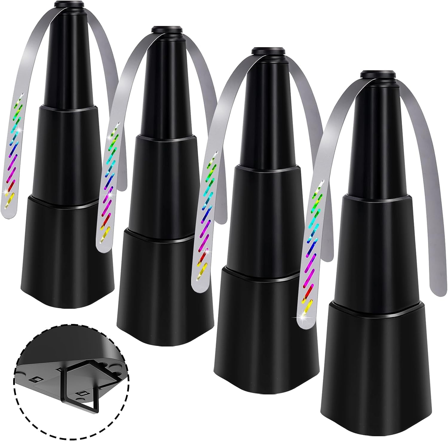 Fly Fans for Tables,Food Indoor Outside,4 Pack Portable Outdoor nic Fan ...