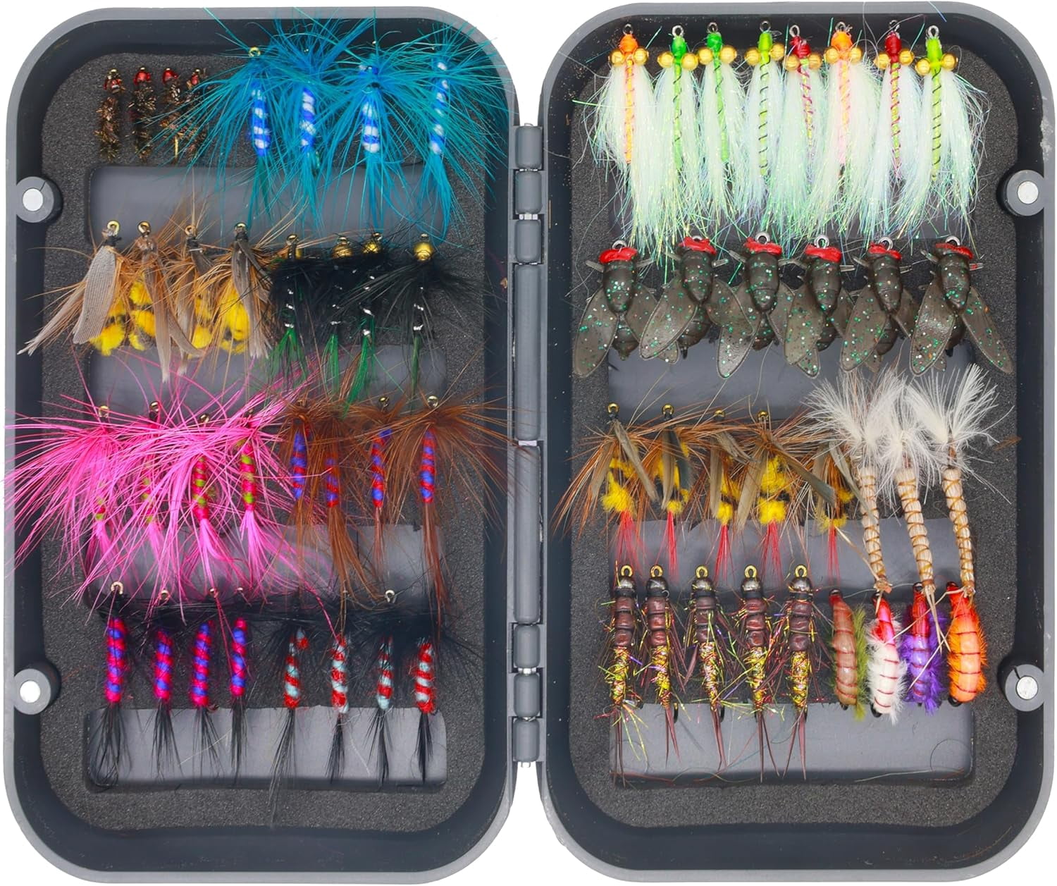 Fly Fishing 120-63-33pcs Premium Hand Tied Fly Fishing Accessories ...
