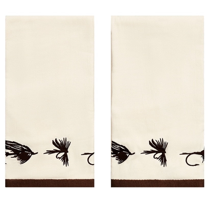 Fly Fishing Bath Collection - Set of 2 Hand Towels - Walmart.com