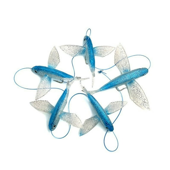 Fly Fishing Hook Lures with Realistic 3D Eye Concealed Hook Space 360 ...