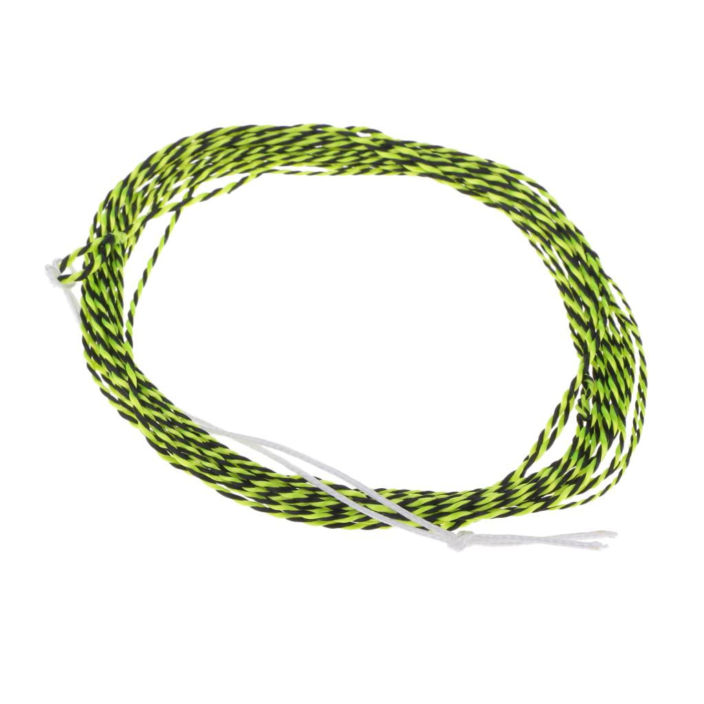 Fly Fishing Line 11FT Furled Leader Braided Line Yellow - Walmart.com