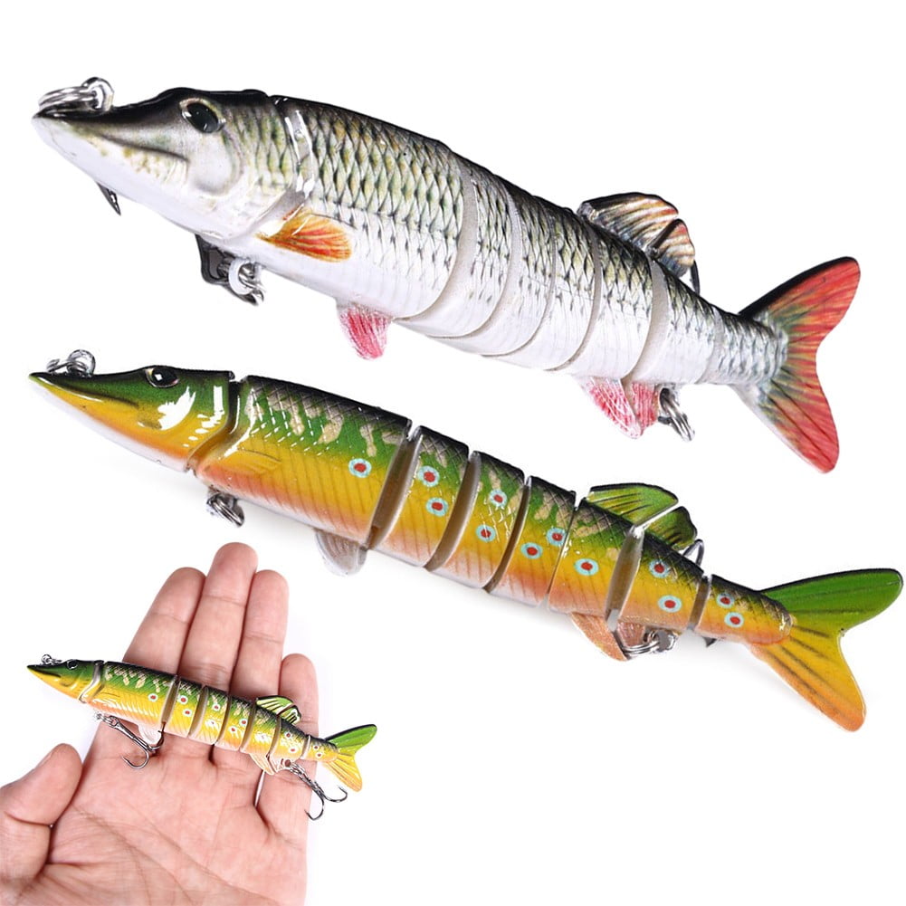 Fly Fishing Lure Pike Lure Bass Multi-Knot Lure Snakehead Fish Lure 12 ...