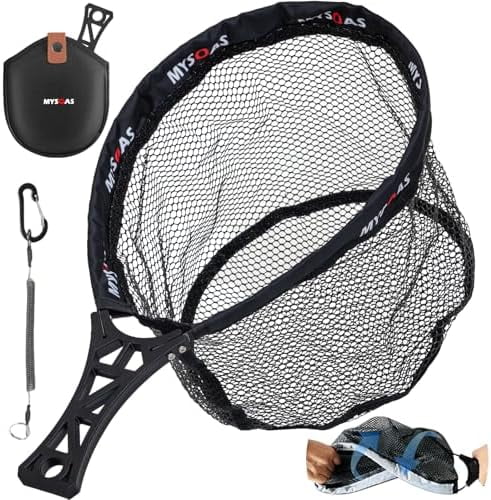 Fly Fishing Net – Collapsible Foldable Tenkara Landing Net for Trout ...