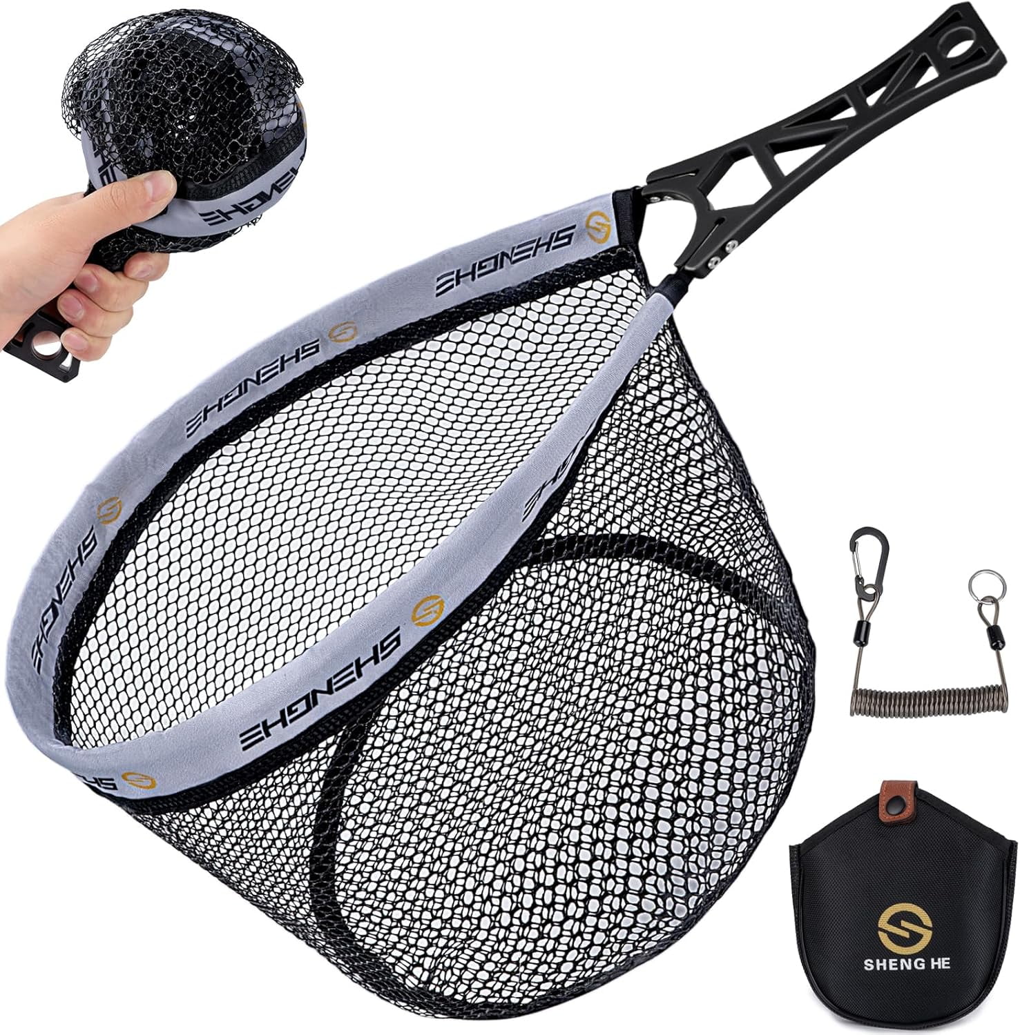 Fly Fishing Net Trout Net Kayak Fishing Net Freshwater Trout Fishing ...