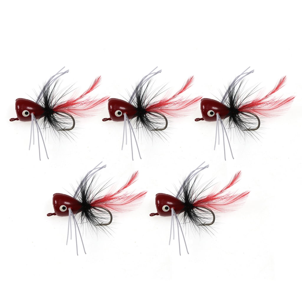 Fly Fishing Popper Topwater Fishing Lures Popping Lure Fly Popper Lures ...
