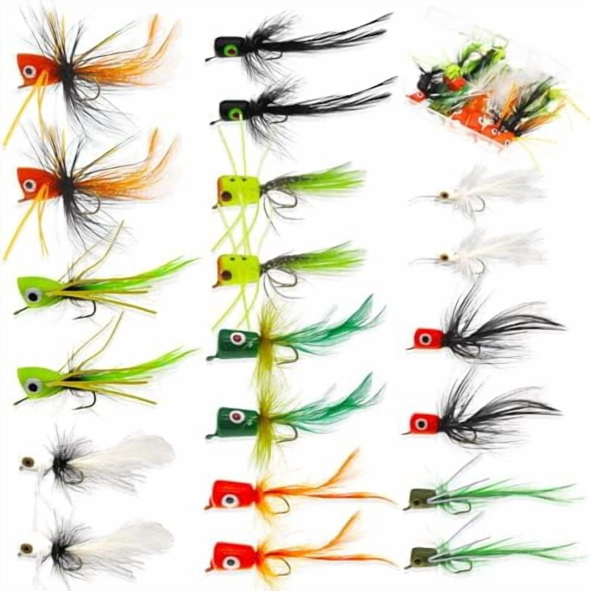 Fly Fishing Poppers Fly Fishing Dry Flies Topwater Fishing Lures Bass ...