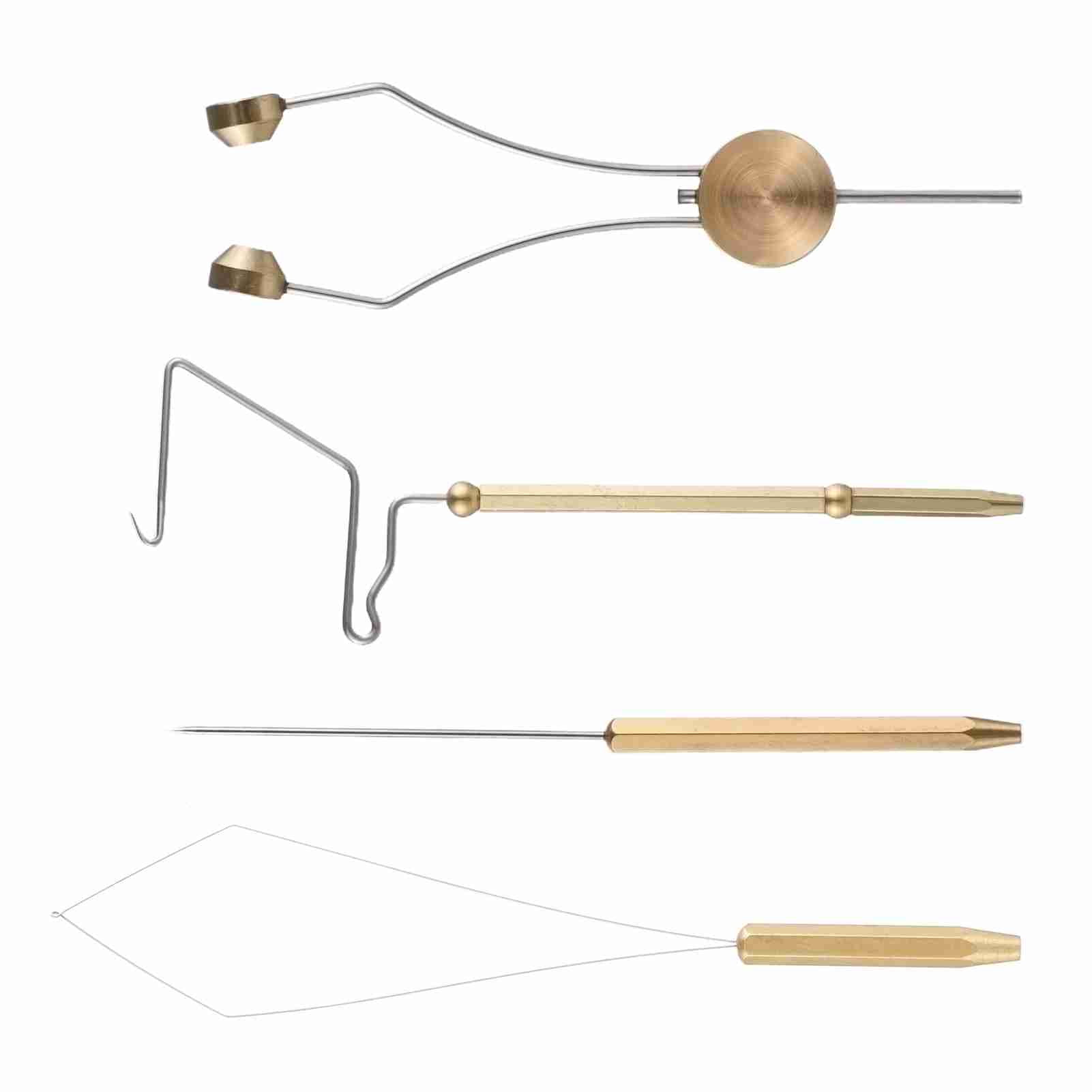 Fly Fly Tying Tools Combo Kit Whip Finisher Bobbin Holder Bodkin Bobbin ...