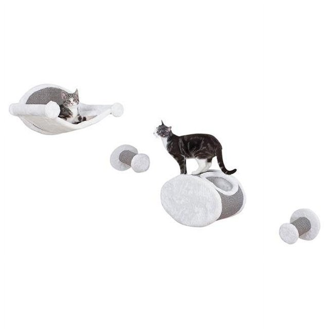 Fly Free Zone, Wall Mounted Cat Perch Set, Gray - Walmart.com