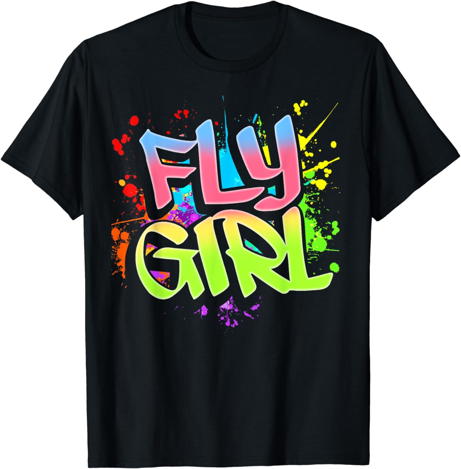 Fly Girl 80s 90s Old School Hip Hop Girls T-Shirt - Walmart.com