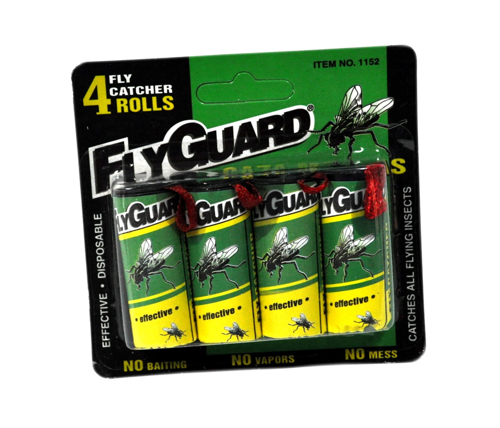 Fly Guard Fly Paper Rolls 4 Pack 1152 - Walmart.com