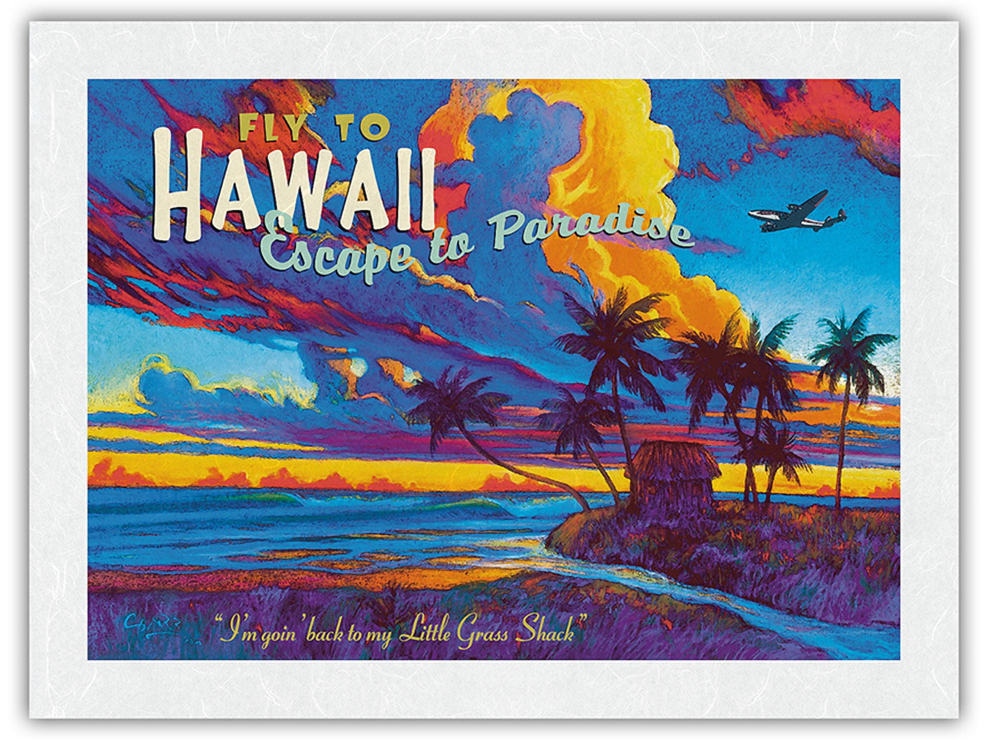 Fly to Hawaii - Escape to Paradise - I’m Going Back to my Little Grass ...