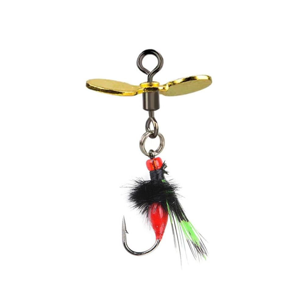 Fly Hoo Flies Insect Lures Bait Fly Fishing Decoy Bait Sequins Fishhook ...