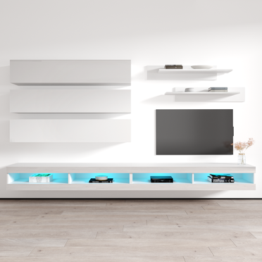 Fly I 30TV Wall Mounted Floating Modern Entertainment Center - Walmart.com