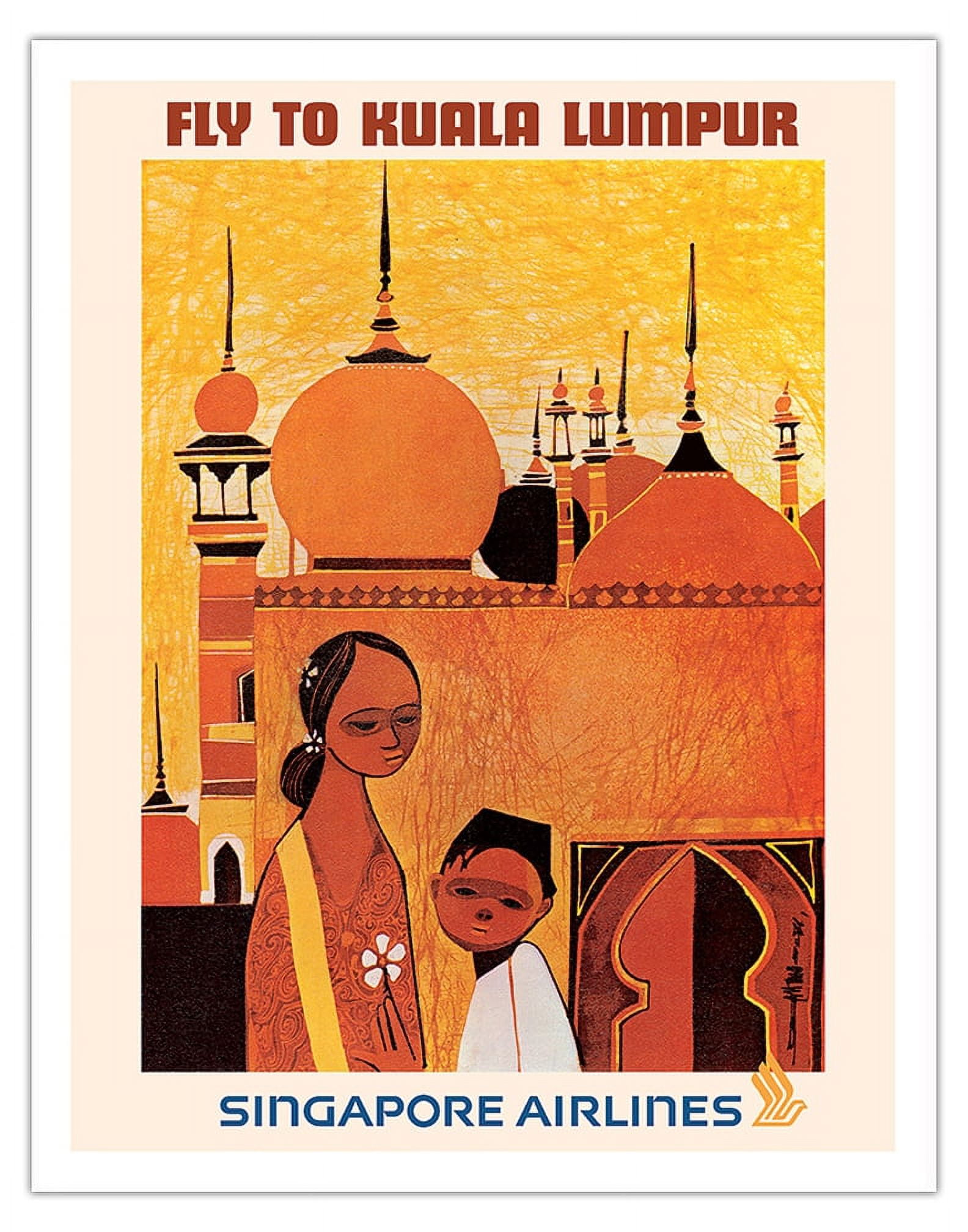 Fly to Kuala Lumpur Malaysia - Singapore Airlines - Vintage Airline ...