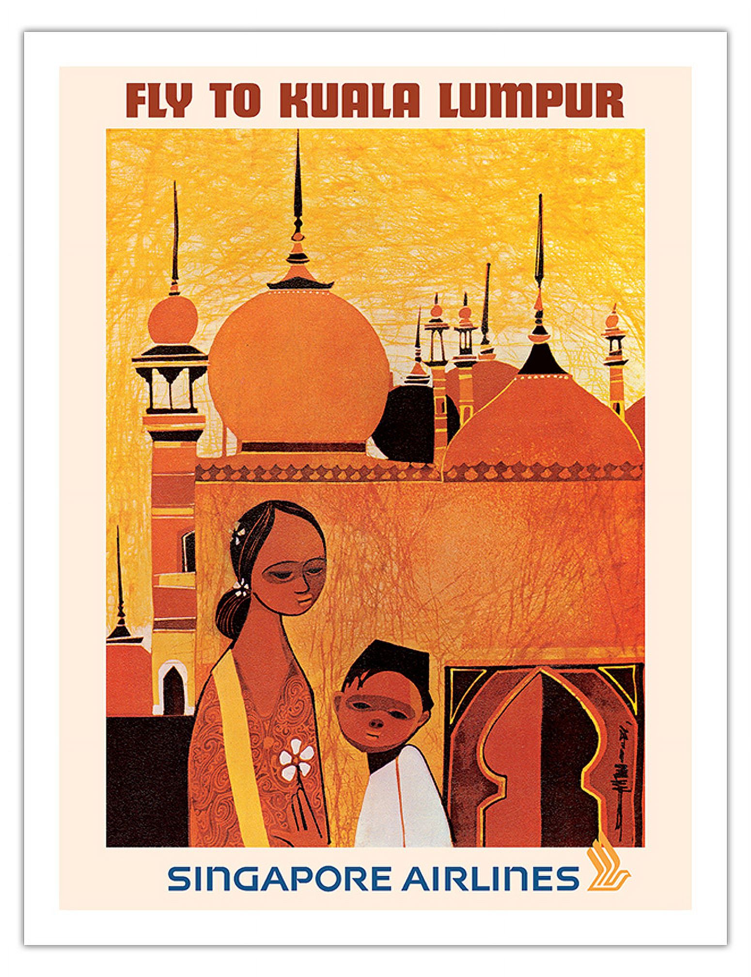 Fly to Kuala Lumpur Malaysia - Singapore Airlines - Vintage Airline ...