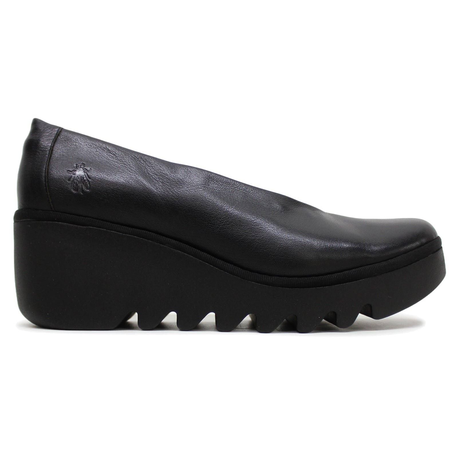 Fly London Womens BESO246FLY Leather Black Black Shoes 9-9.5 US ...