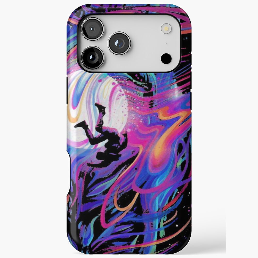 Fly Man on the Moon Space iPhone Case 17 through 11 Pro Max - Walmart.com