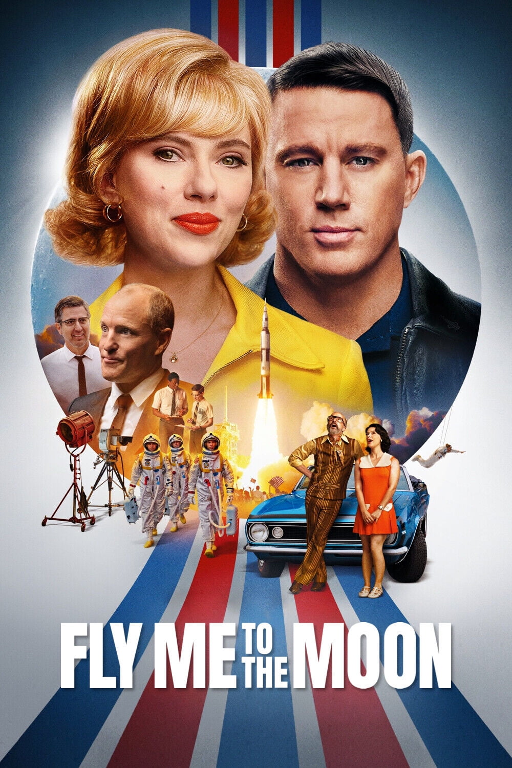 Fly Me to the Moon 2024 Movie Poster 24x36 - Space Adventure Comedy ...