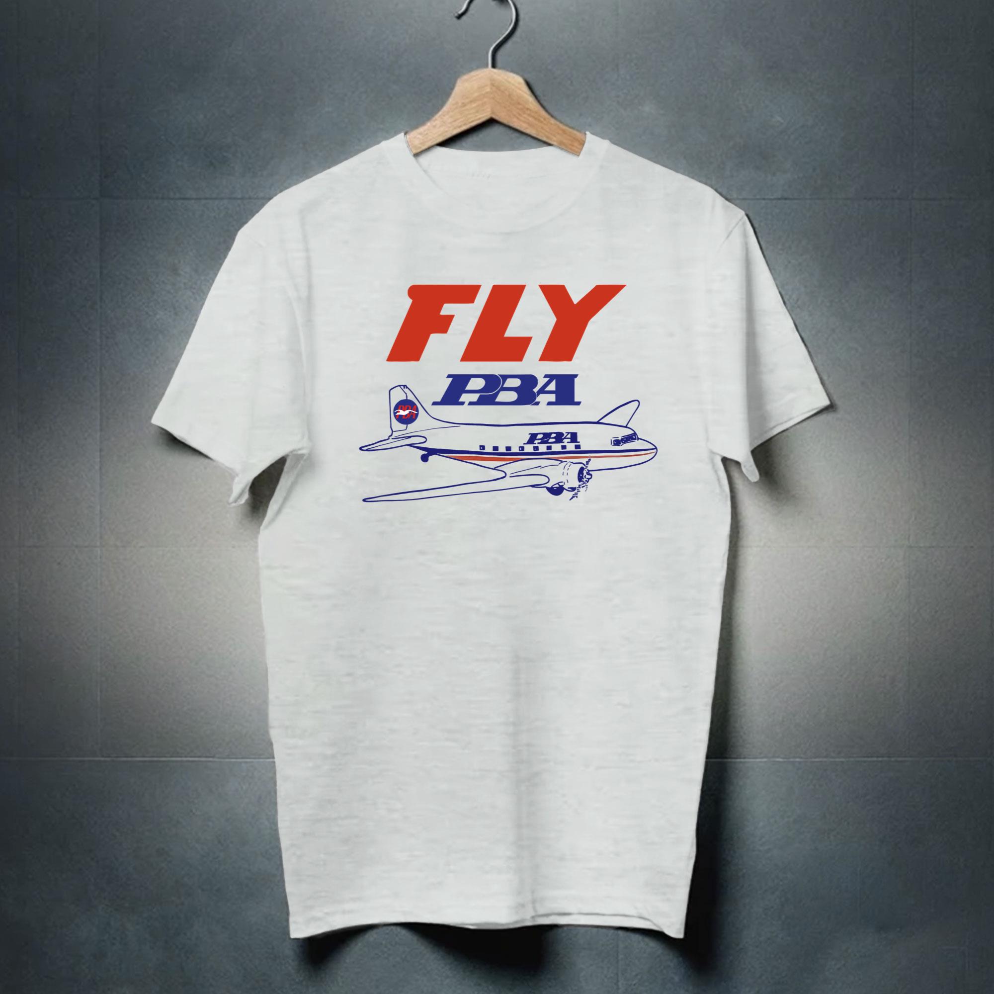 Fly PBA T Shirt 710 Retro Airline Provincetown Boston New England ...