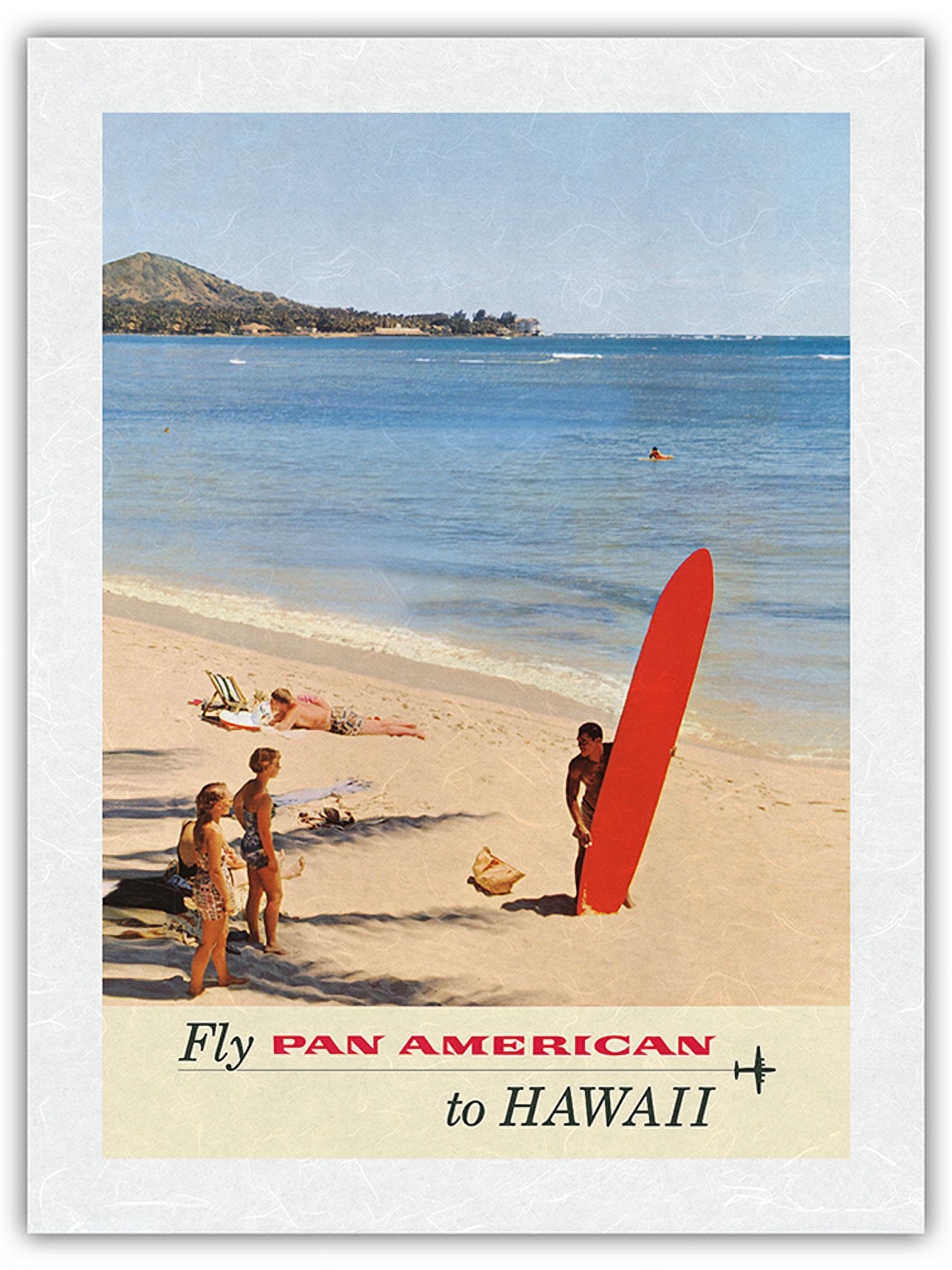 Fly Pan American to Hawaii - Pan American World Airways - Vintage ...