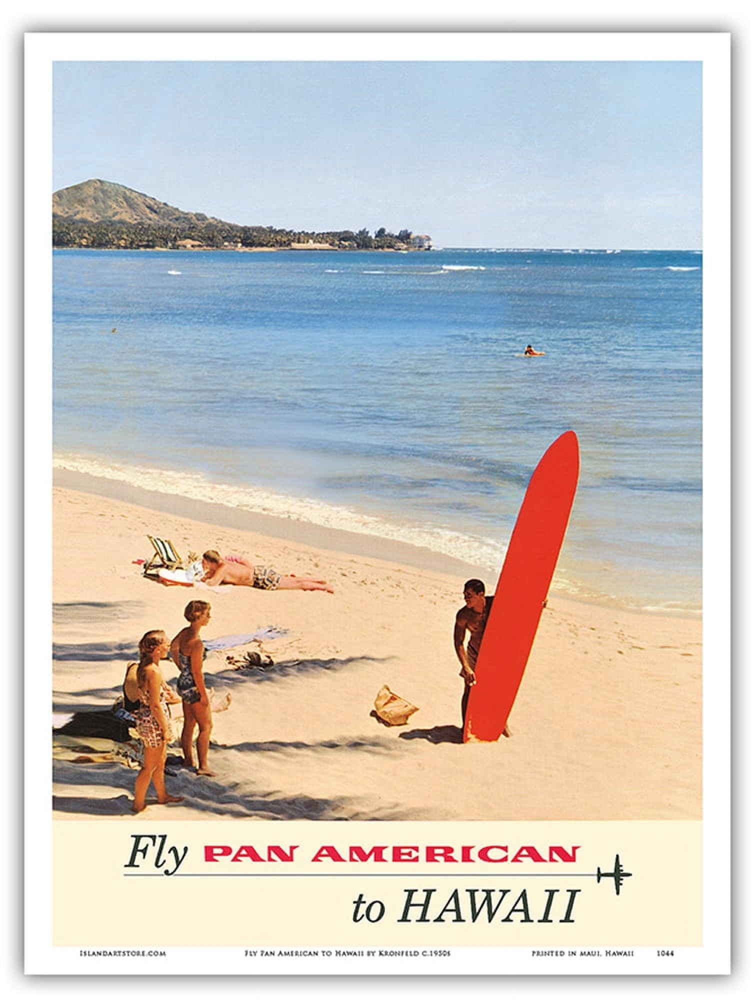Fly Pan American to Hawaii - Pan American World Airways - Vintage ... Fly Pan American to Hawaii - Pan American World Airways - Vintage ...