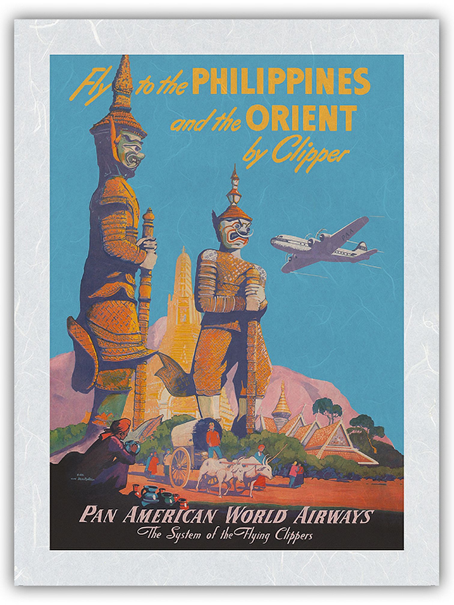 Fly to the Philippines - and the Orient by Clipper - Pan American World ...