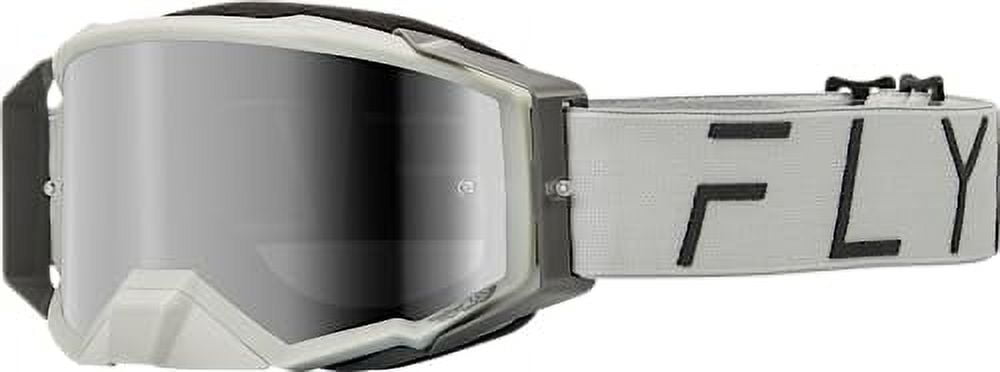 Fly Racing 2024 Adult Zone Pro Goggle Grey with Grey Mirror/Smoke Lens ...