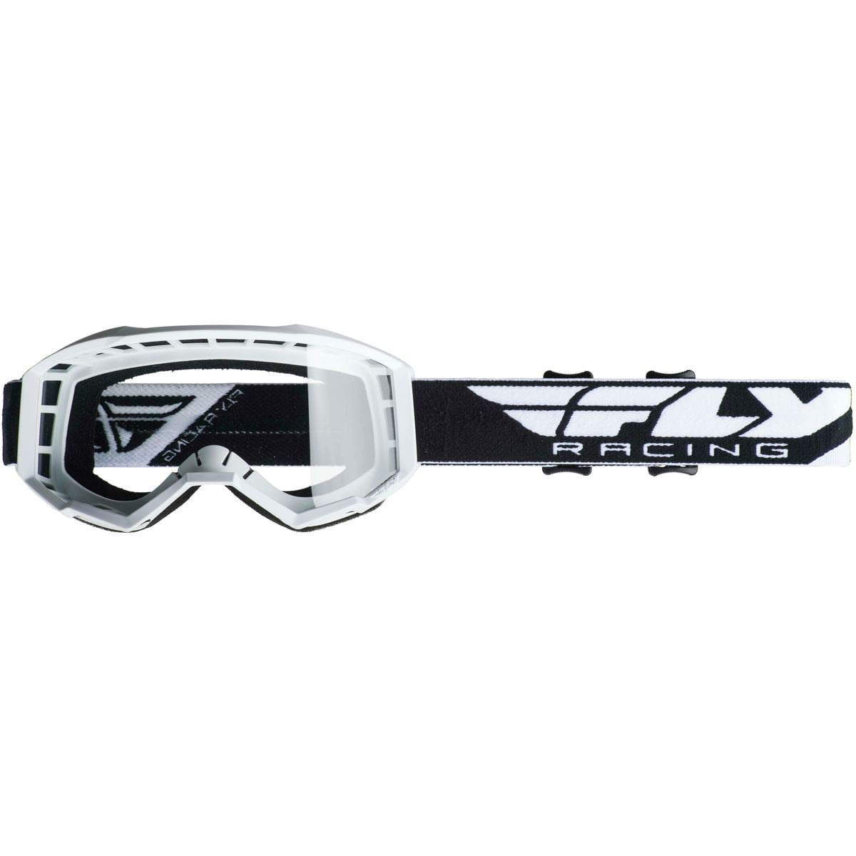 Fly Racing Focus Goggles (White, Adult) - Walmart.com