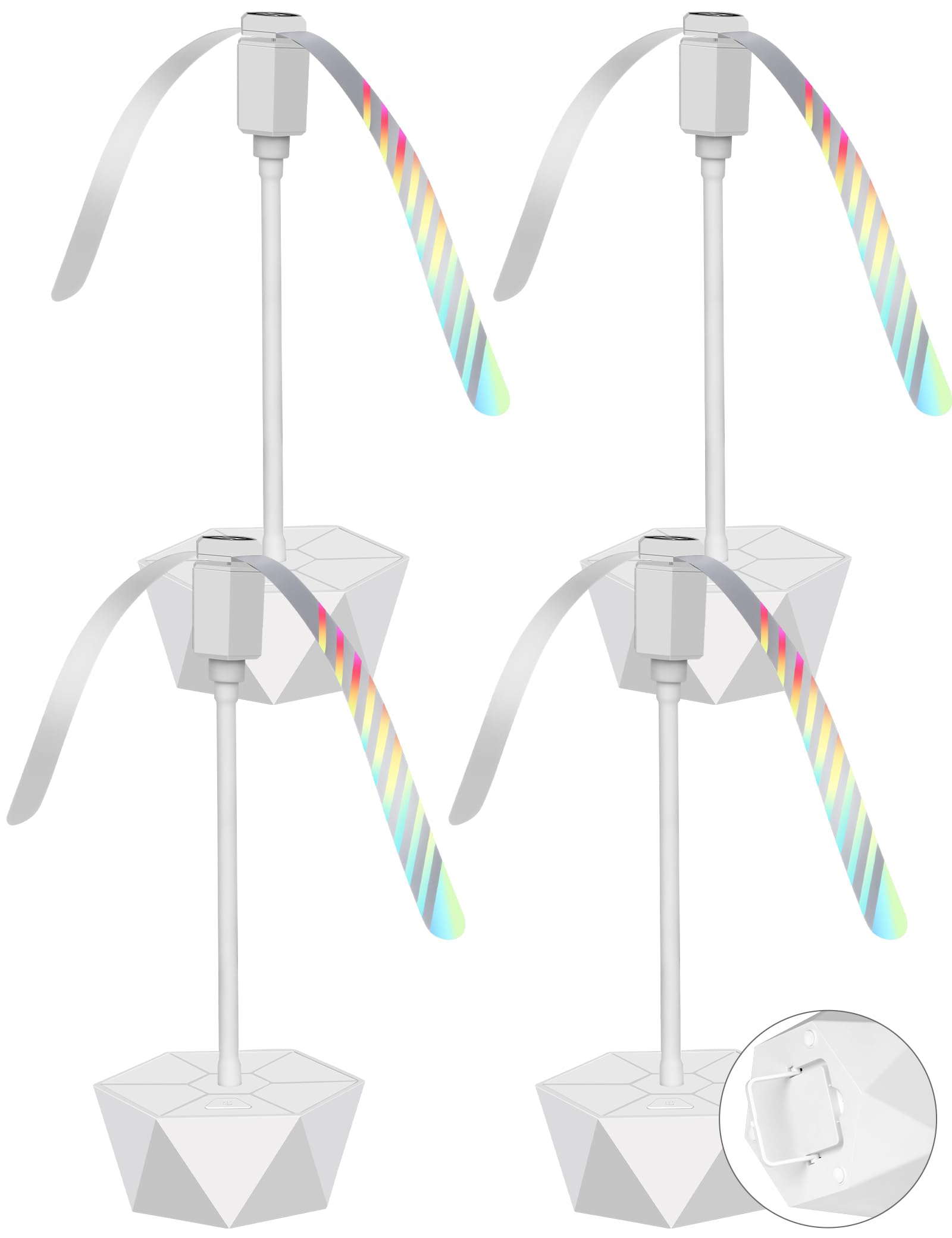 Fly Repellent Fans for Tables, Portable, Soundless, Holographic Blades ...