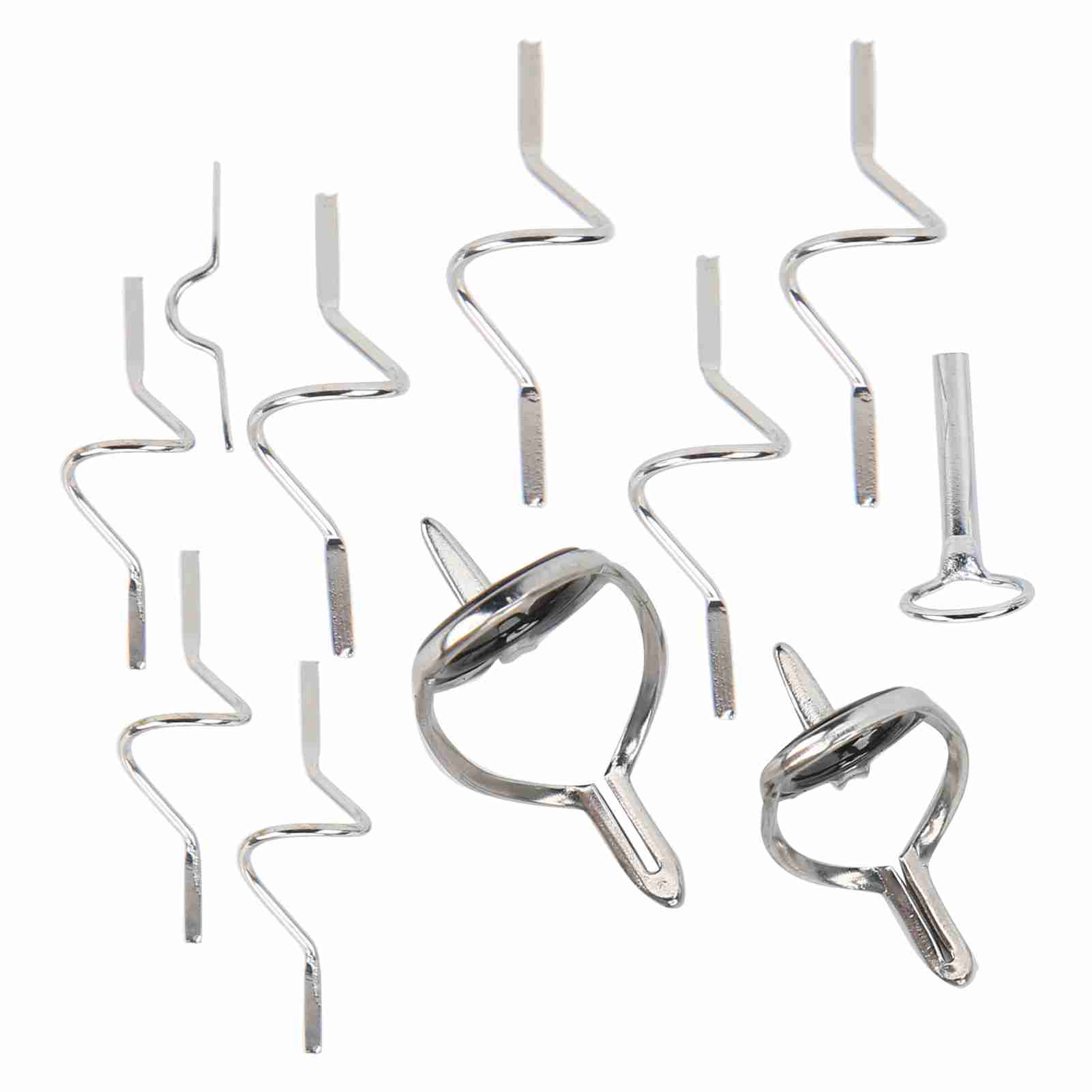 Fly Rod Guide Set Fishing Tip Repair Kit, Stainless Steel Frames Fly ...