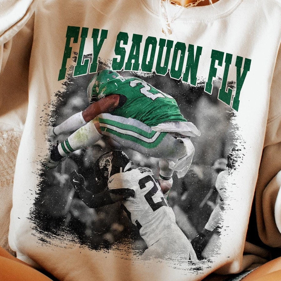 Fly Saquon Barkley Eagles Fly Reverse Hurdle PNG Shirt Design ...