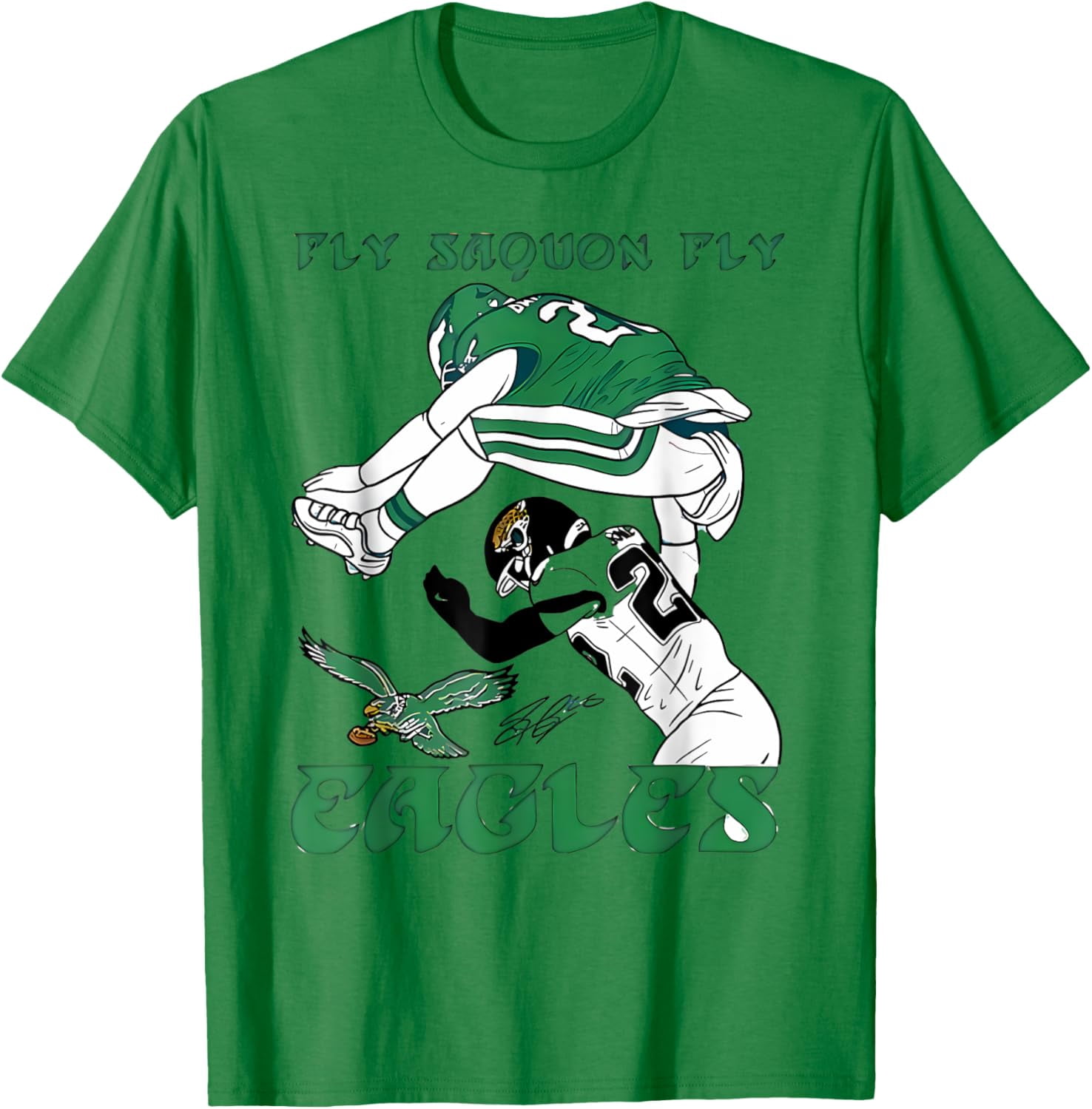 Fly Saquon Fly Eagles Barkley The Reverse Hurdle 2024 T-Shirt - Walmart.com