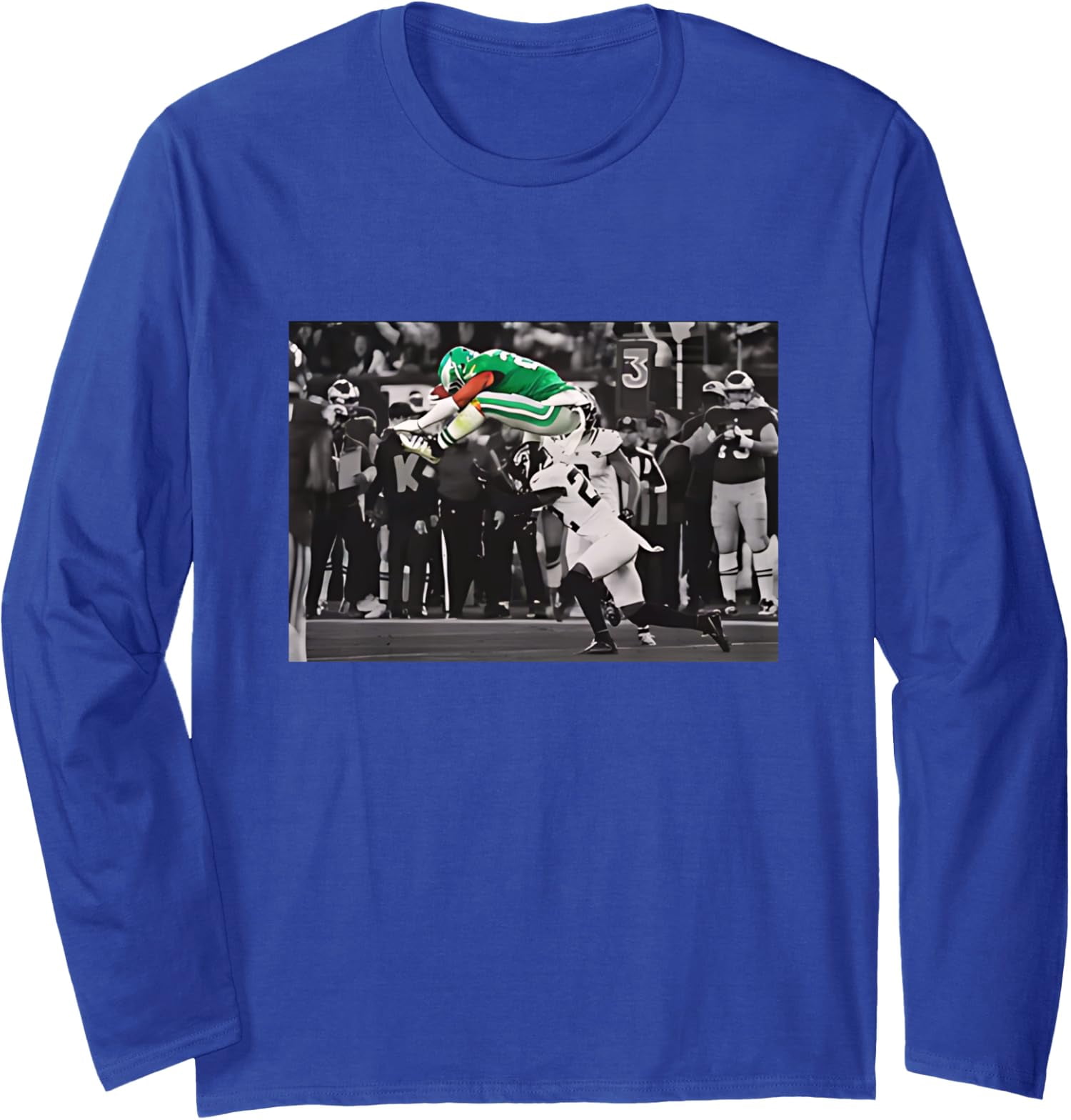 Fly Saquon Fly - Eagles Football Tribute The Reverse Hurdle Sports Long ...