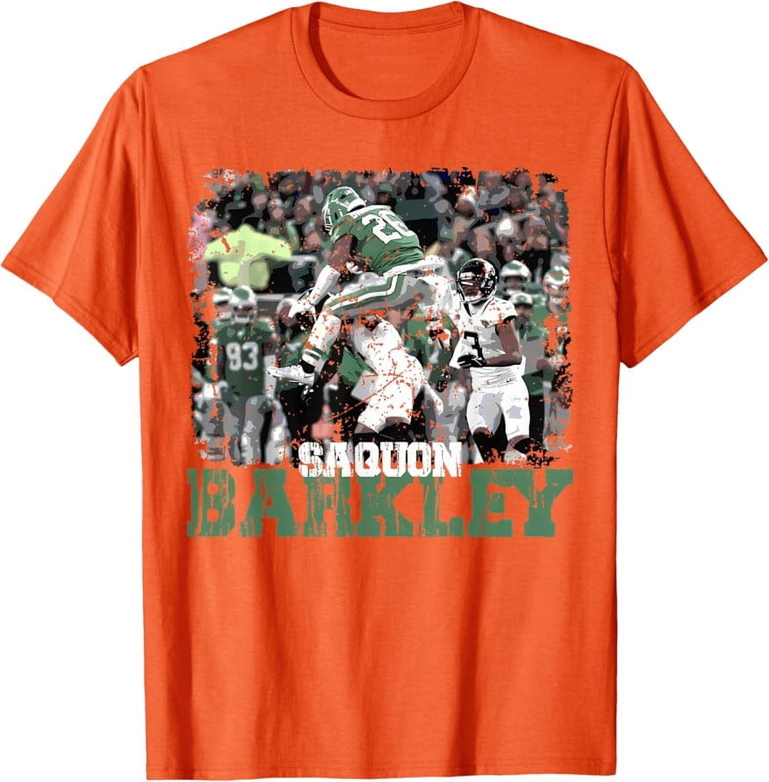 Fly Saquon Fly Tee - Funny Philadelphia Barkley Reverse Hurdle Design ...
