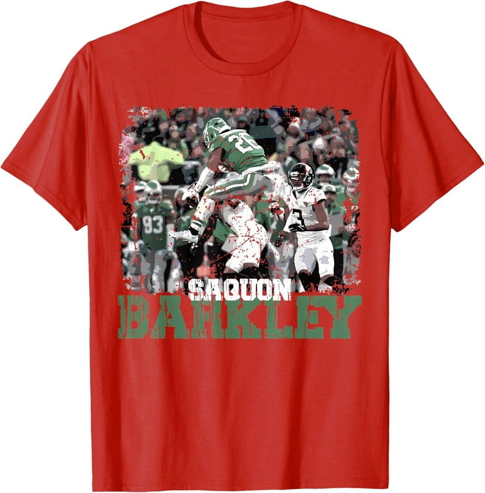 Fly Saquon Fly Tee - Funny Philadelphia Barkley Reverse Hurdle Design for Fans Unisex T-Shirt ...