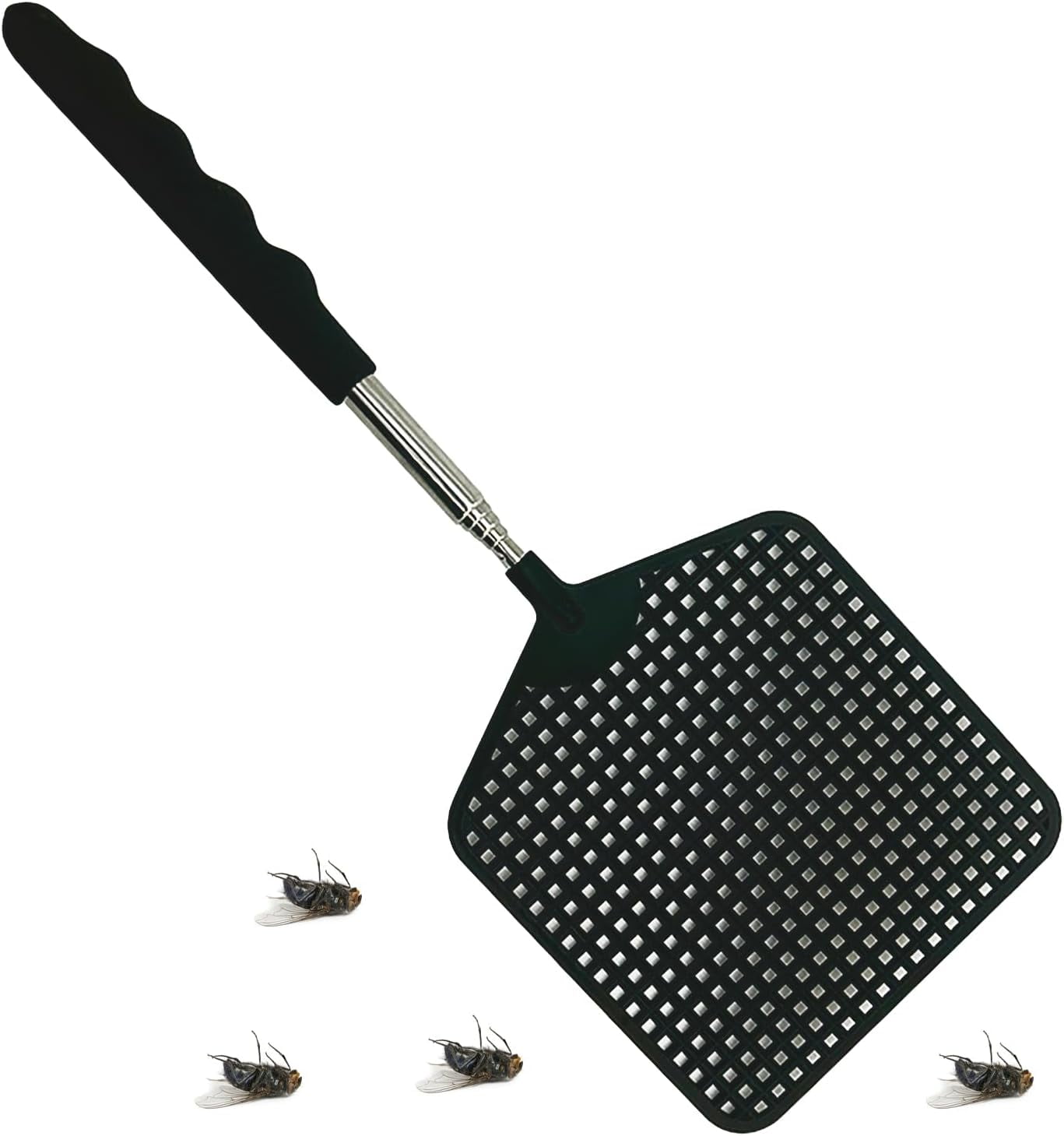 Fly Swatter, Extendable Fly Swatter, Telescopic Fly Swatter, Manual ...