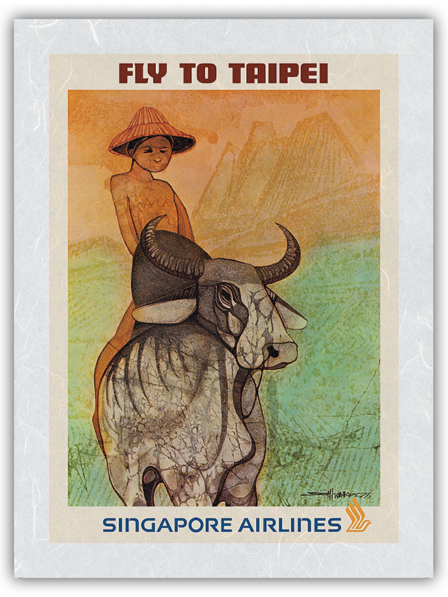 Fly to Taipei Taiwan - Singapore Airlines - Vintage Airline Travel ...