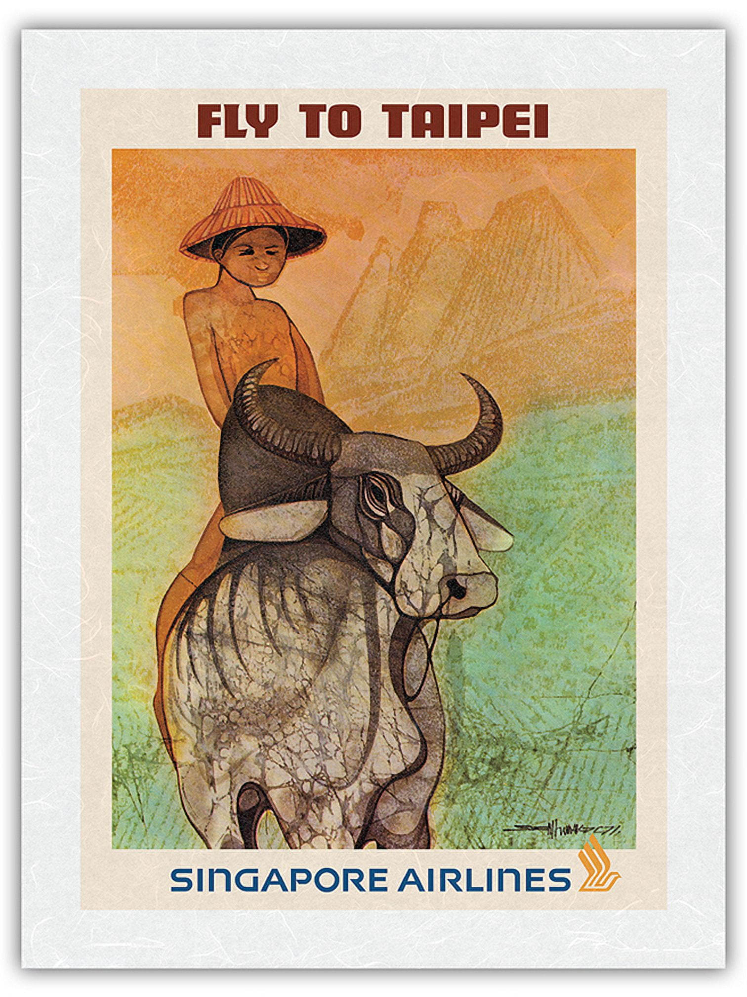 Fly to Taipei Taiwan - Singapore Airlines - Vintage Airline Travel ...