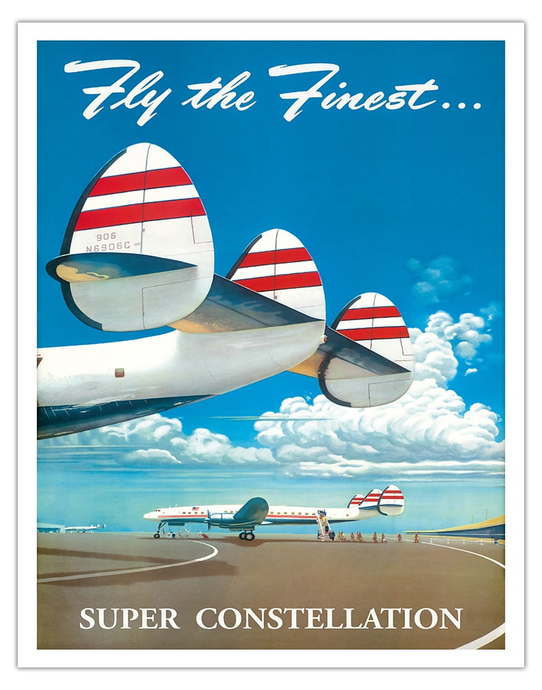 Fly The Finest Super Lockheed Constellation (Connie) - Vintage Airline ...