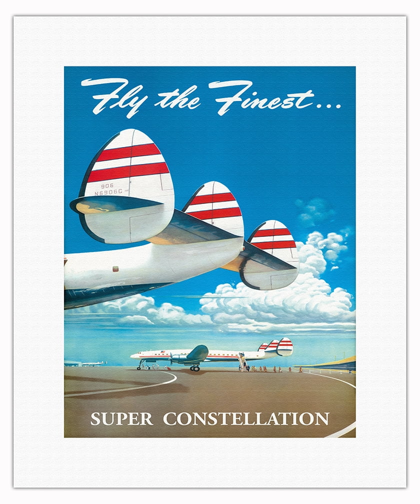 Fly The Finest Super Lockheed Constellation (Connie) - Vintage Airline ...