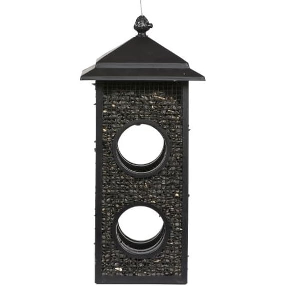 Fly-Thru Wild Bird Feeder - 2 lb Capacity for Black-Oil Sunflower Seeds ...