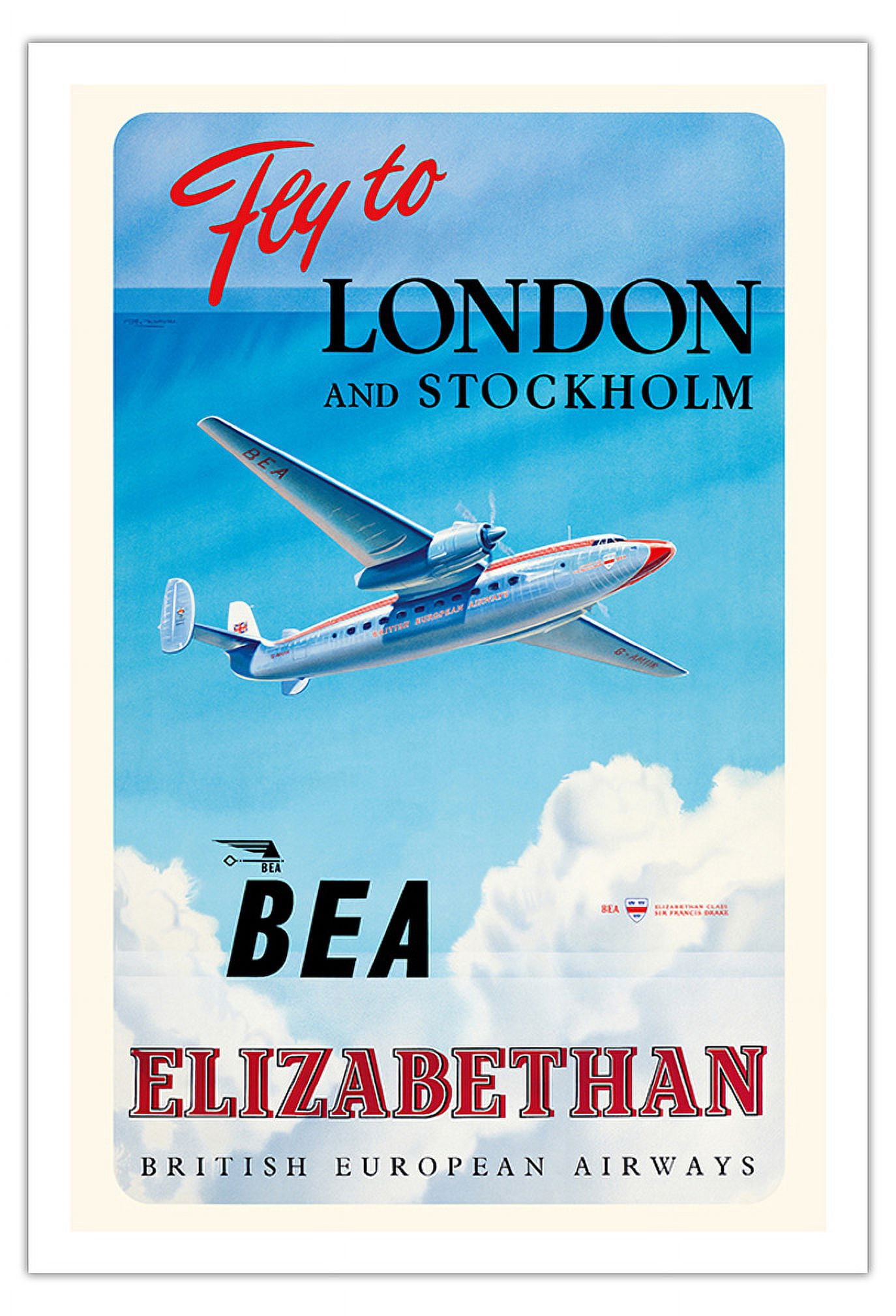 Fly To London And Stockholm - British European Airways (BEA ...