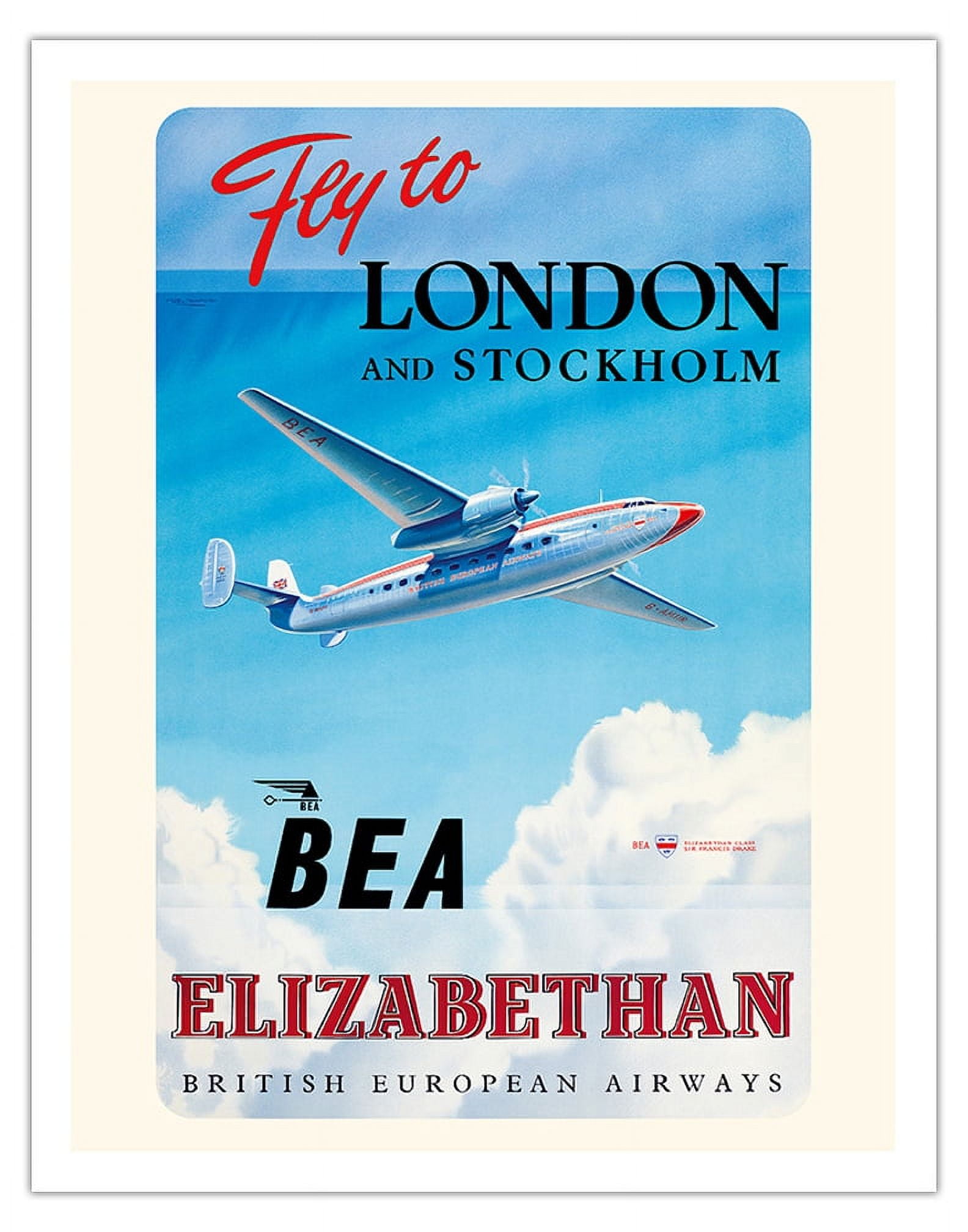 Fly To London And Stockholm - British European Airways (BEA ...