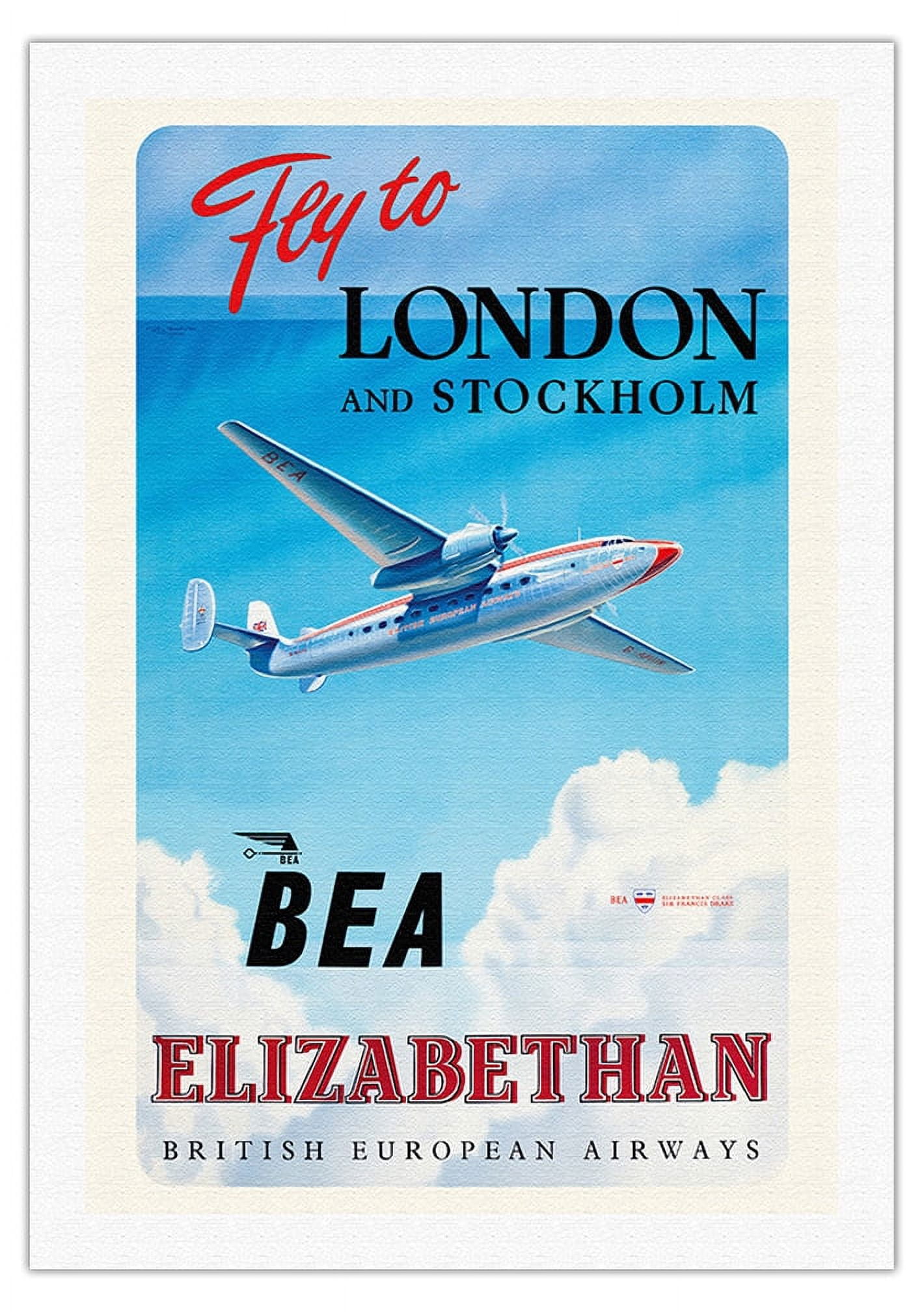 Fly To London And Stockholm - British European Airways (BEA ...