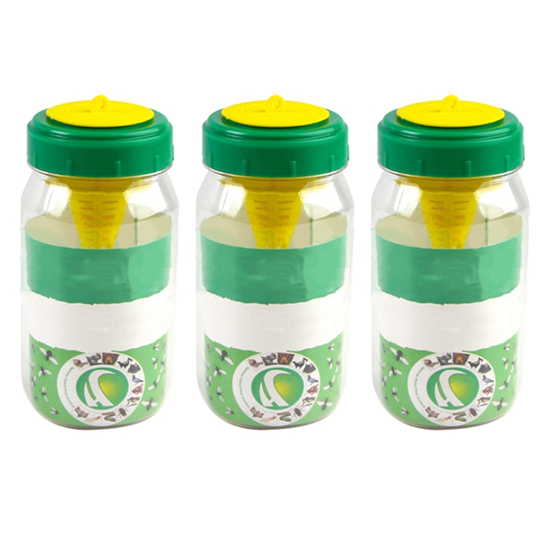 Fly Trap Bottle,Outdoor Reusable Hanging Fly Trap,Add Water to Catch ...