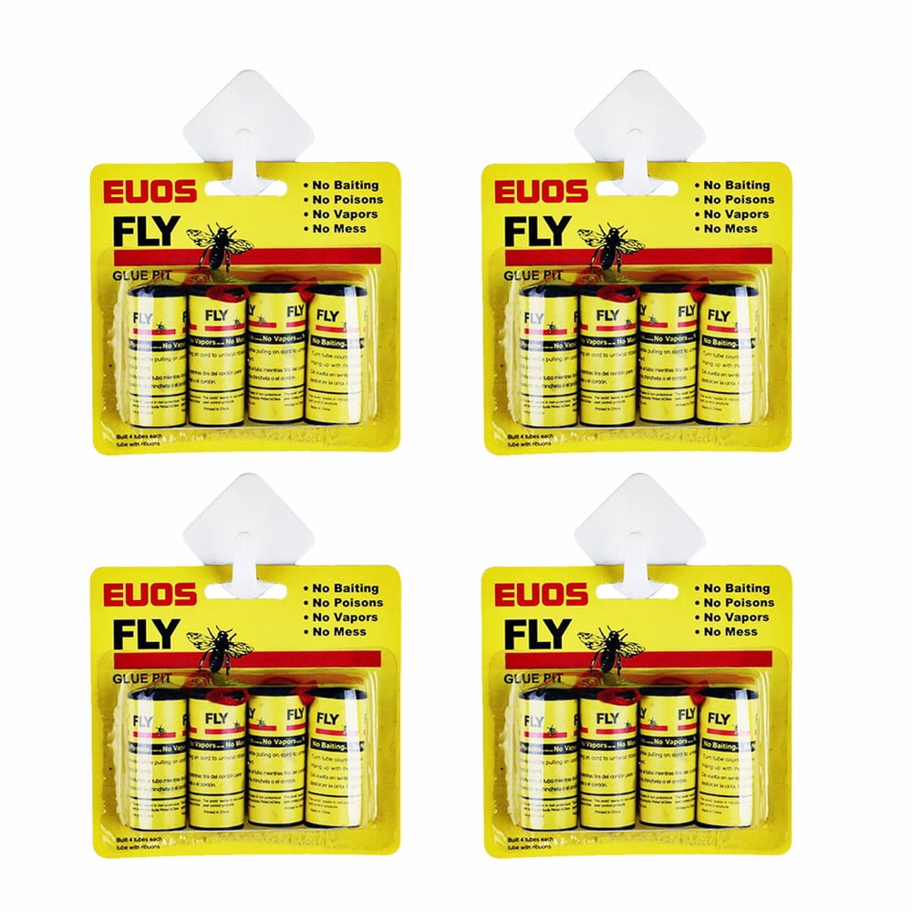 Fly Trap Glue Stickers for Indoor and Outdoor Use No Baiting No Vapors ...