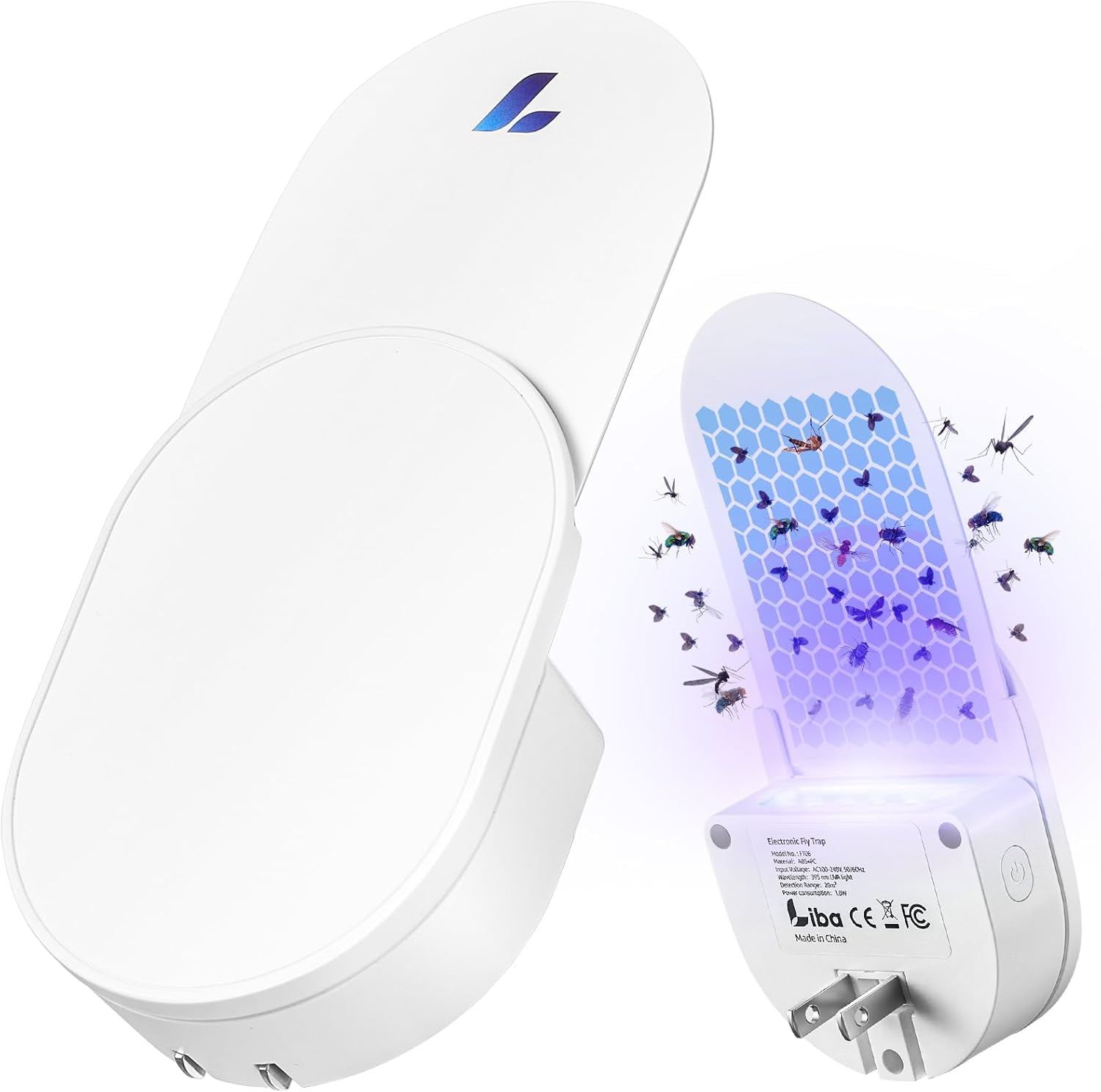 Fly Trap Indoor for Home, Plug-in Flying Insect Trap for Flies, Fruit ...