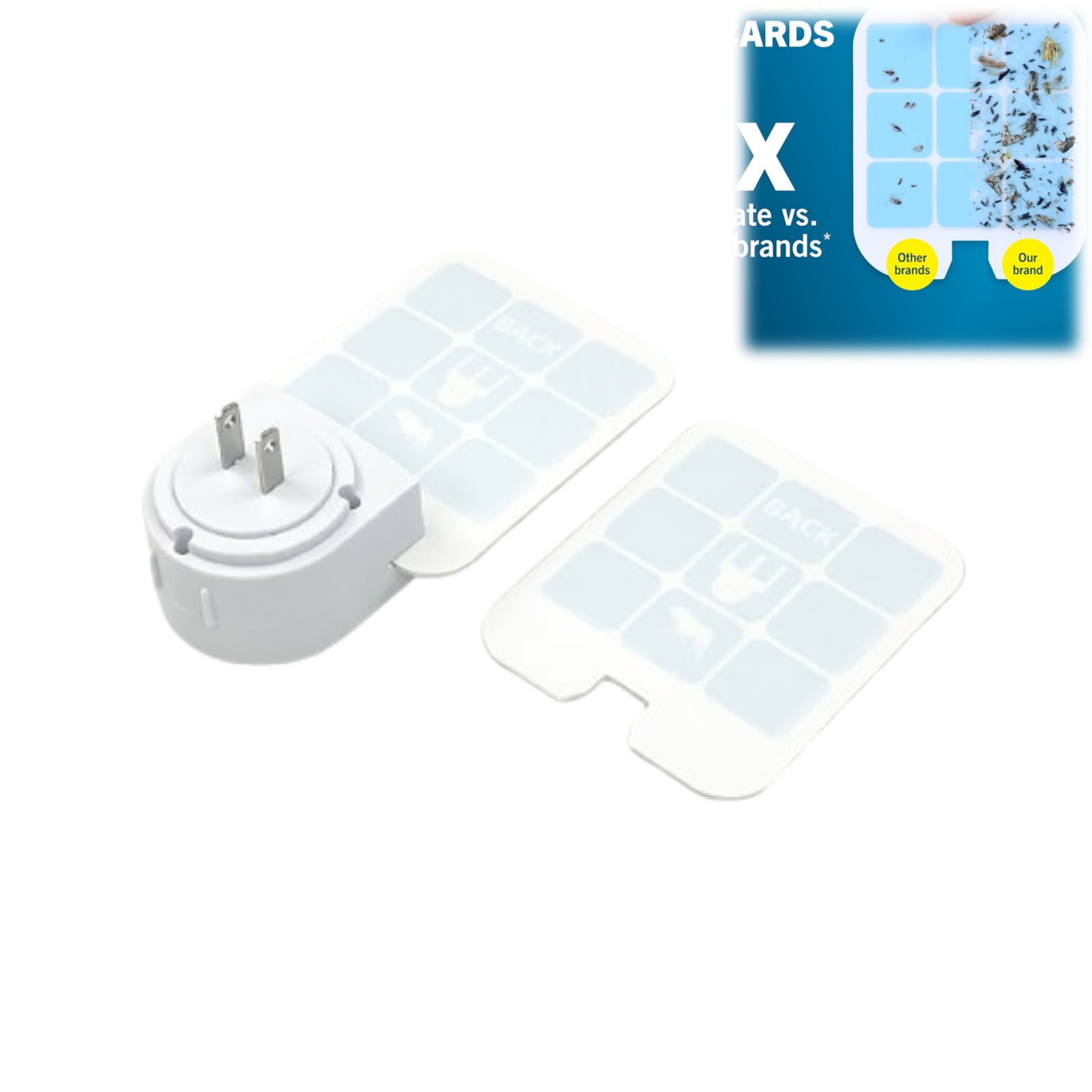 Fly Trap Indoor Replacement Sticky Boards, Flying Insect Trap Refill ...